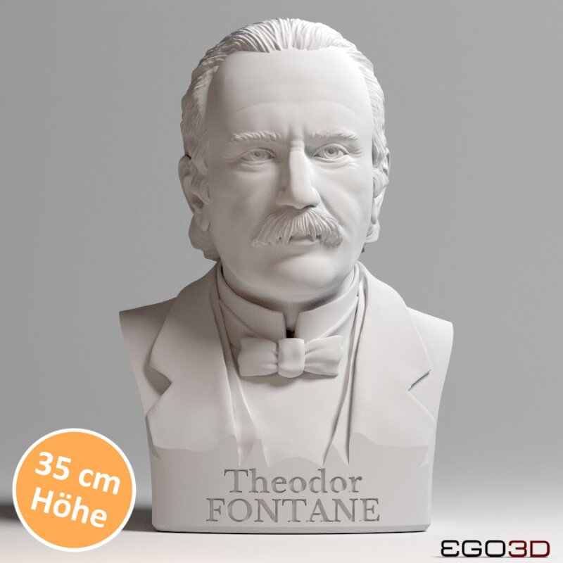Heinrich Theodor Fontane Bust